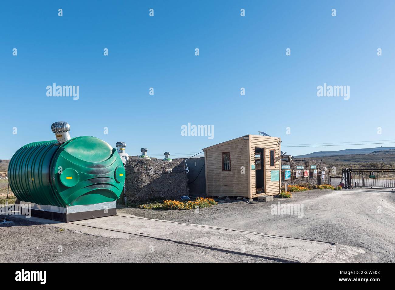 SUTHERLAND, SOUTH AFRICA - SEP 3, 2022: Rception office at the Sterland ...