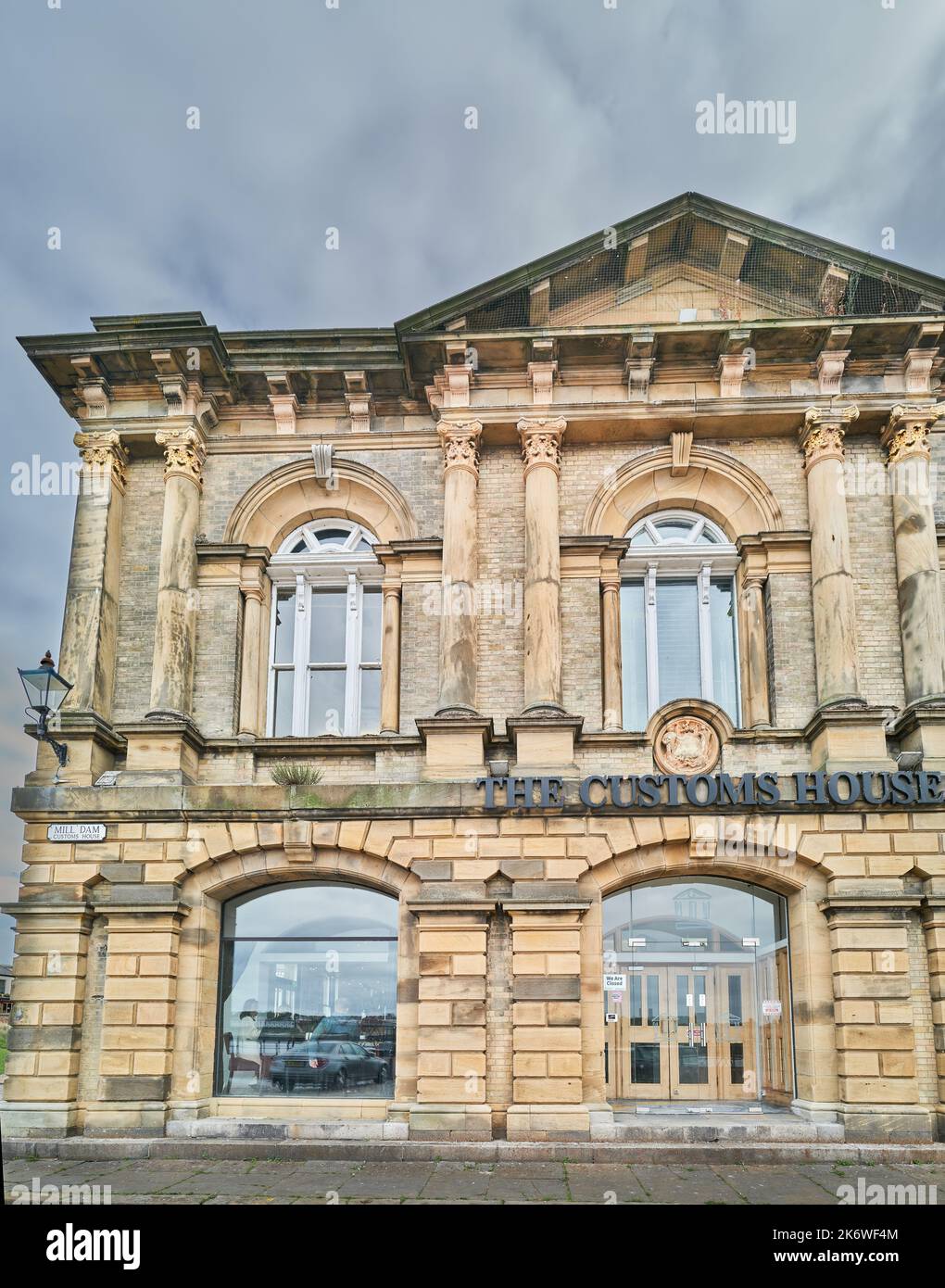 The former Customs House, now a theatre, on the north shore of the ...
