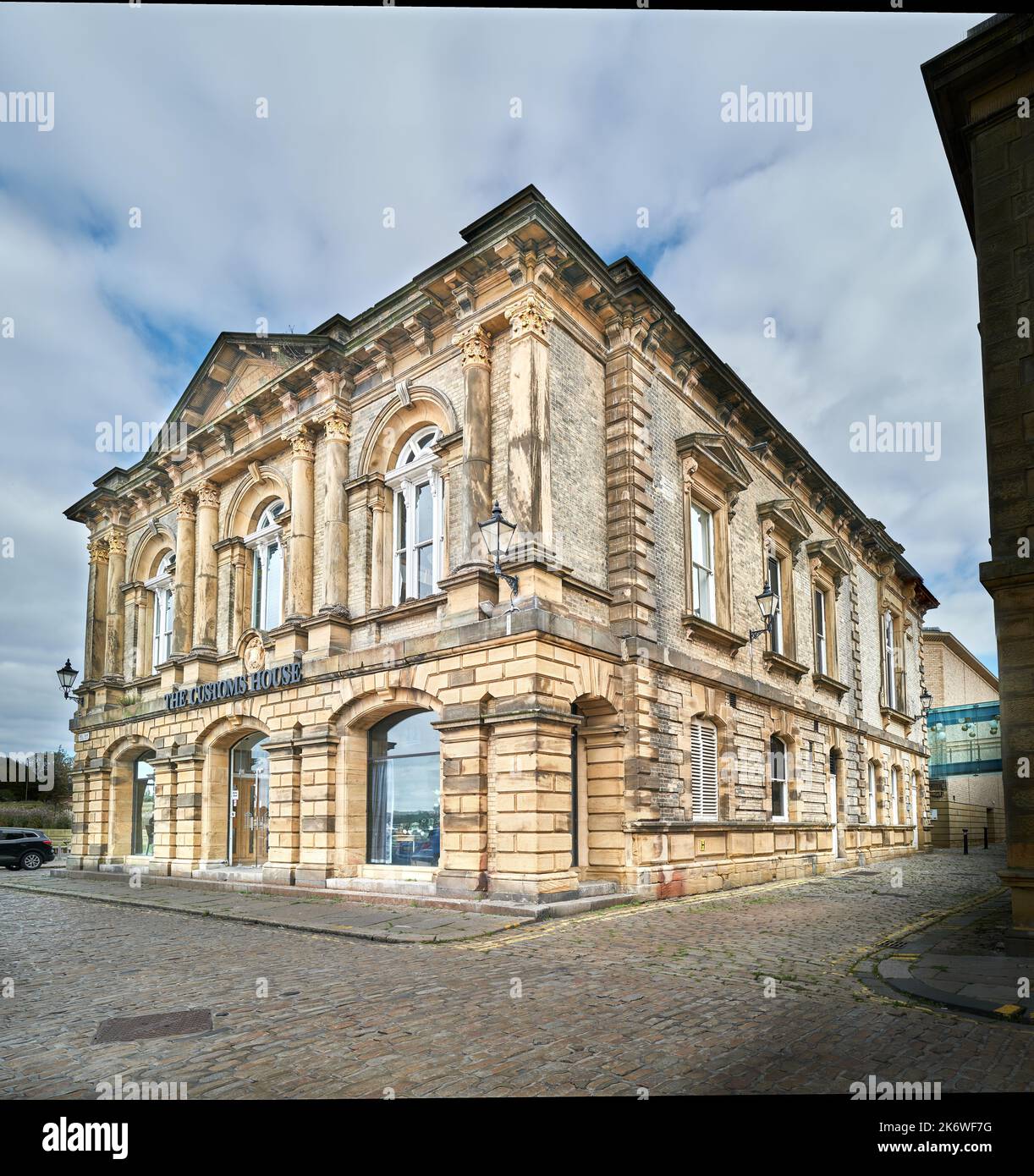 The former Customs House, now a theatre, on the north shore of the ...