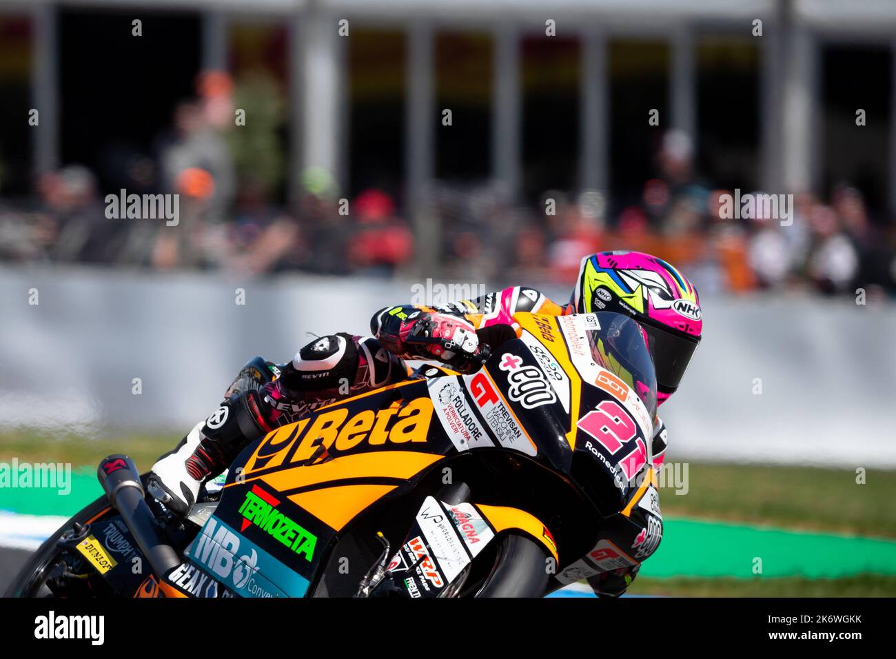 Phillip Island, Australia, 16 October, 2022. Alonso Lopez of Spain on ...