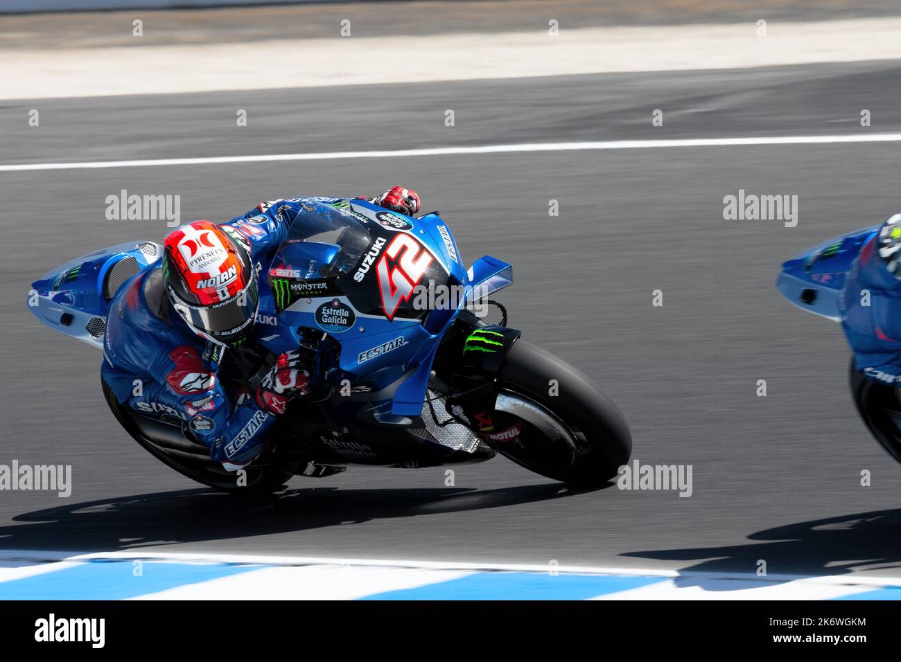Phillip Island, Australia, 16 October, 2022. Alex Rins of Spain on the ...