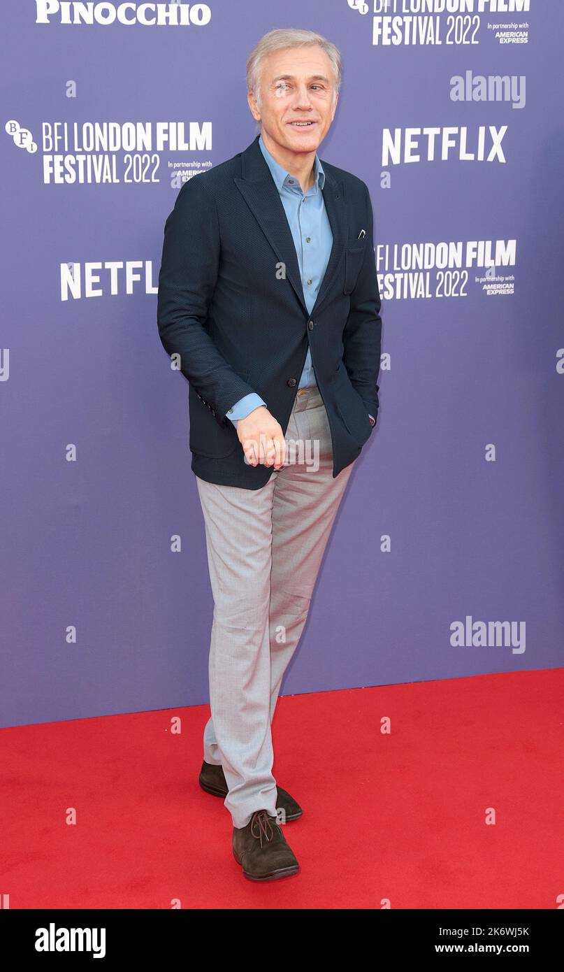Oct 15, 2022 - London, England, UK - Christoph Waltz attending 66th BFI ...