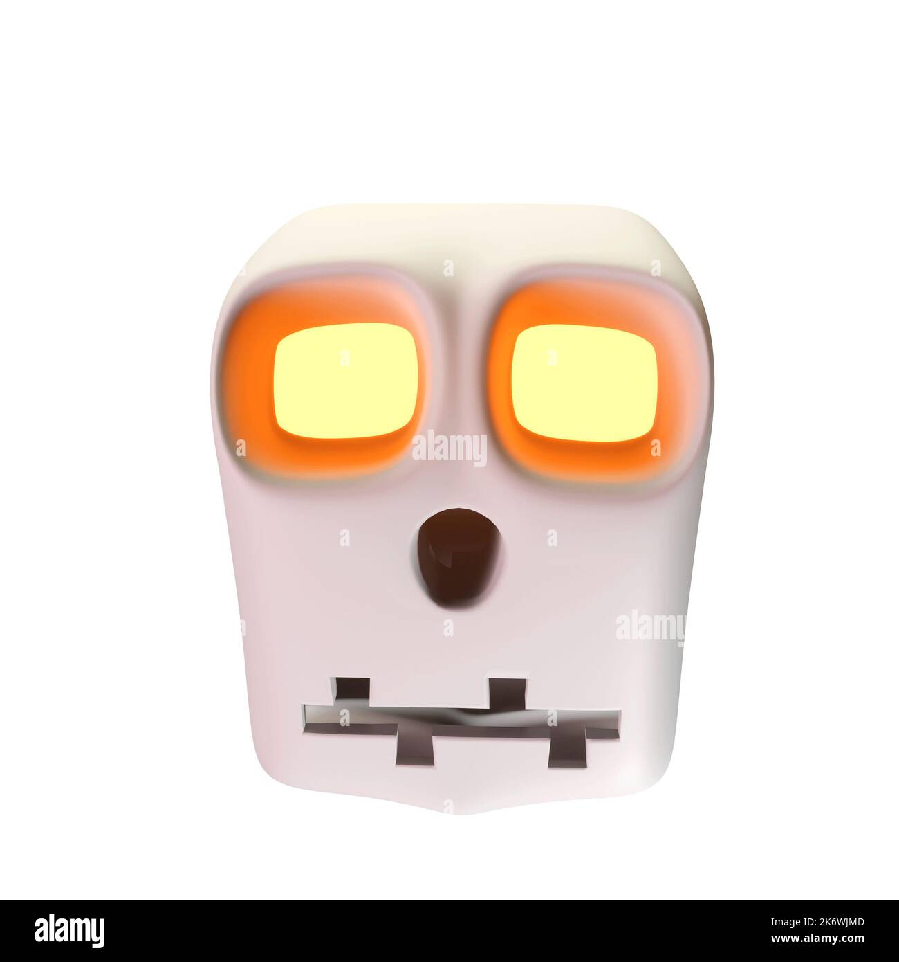 Halloween Ghost. Cute ghost character. Realistic 3d design element In ...