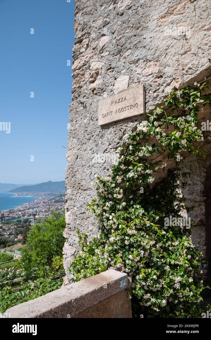 Verezzi-Liguria-June 2022 The splendid village of Verezzi in the ...
