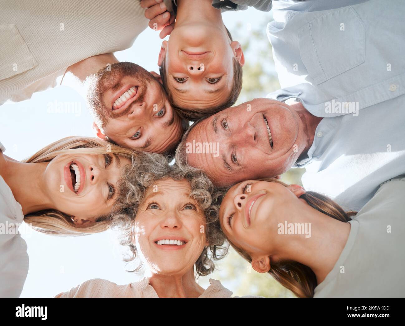 When I look at them, Im home. a multi-generational family standing ...