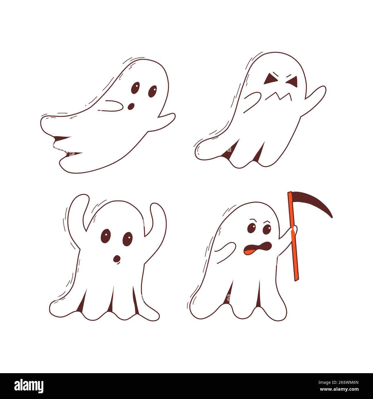 Spooky Halloween Ghosts Spooky Poltergeist Halloween Scary Ghostly Monsters Halloween