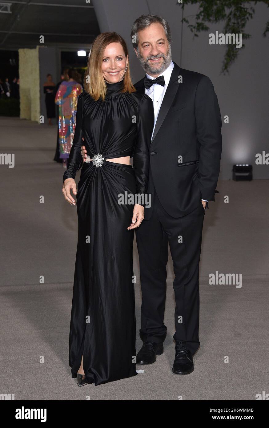 Leslie Mann and Judd Apatow arriving at The Second Annual Academy ...