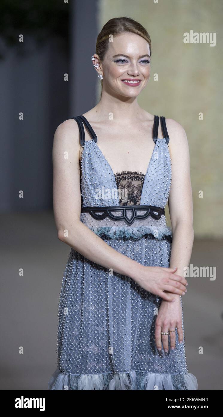 Los Angeles, USA. 15th Oct, 2022. Emma Stone attends the Second Annual ...