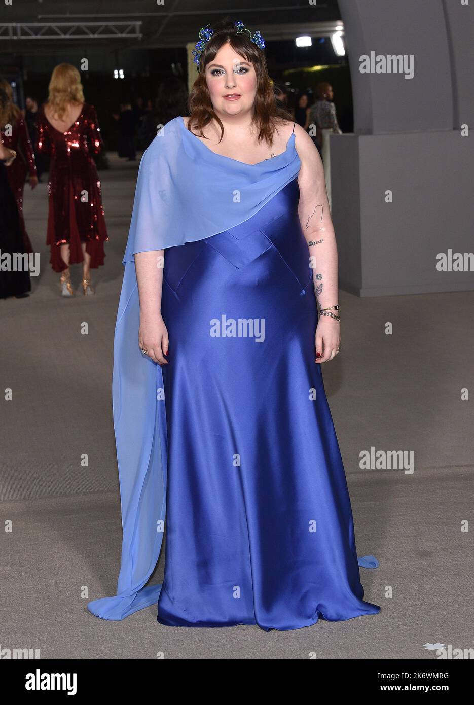 Lena Dunham arriving at The Second Annual Academy Museum Gala held at ...
