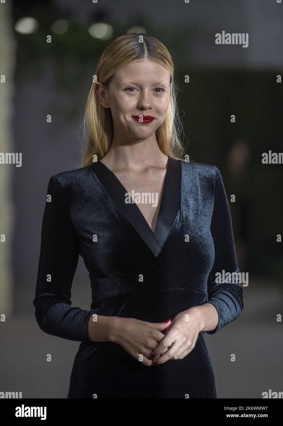 Los Angeles, USA. 15th Oct, 2022. Mia Goth attends the Second Annual ...