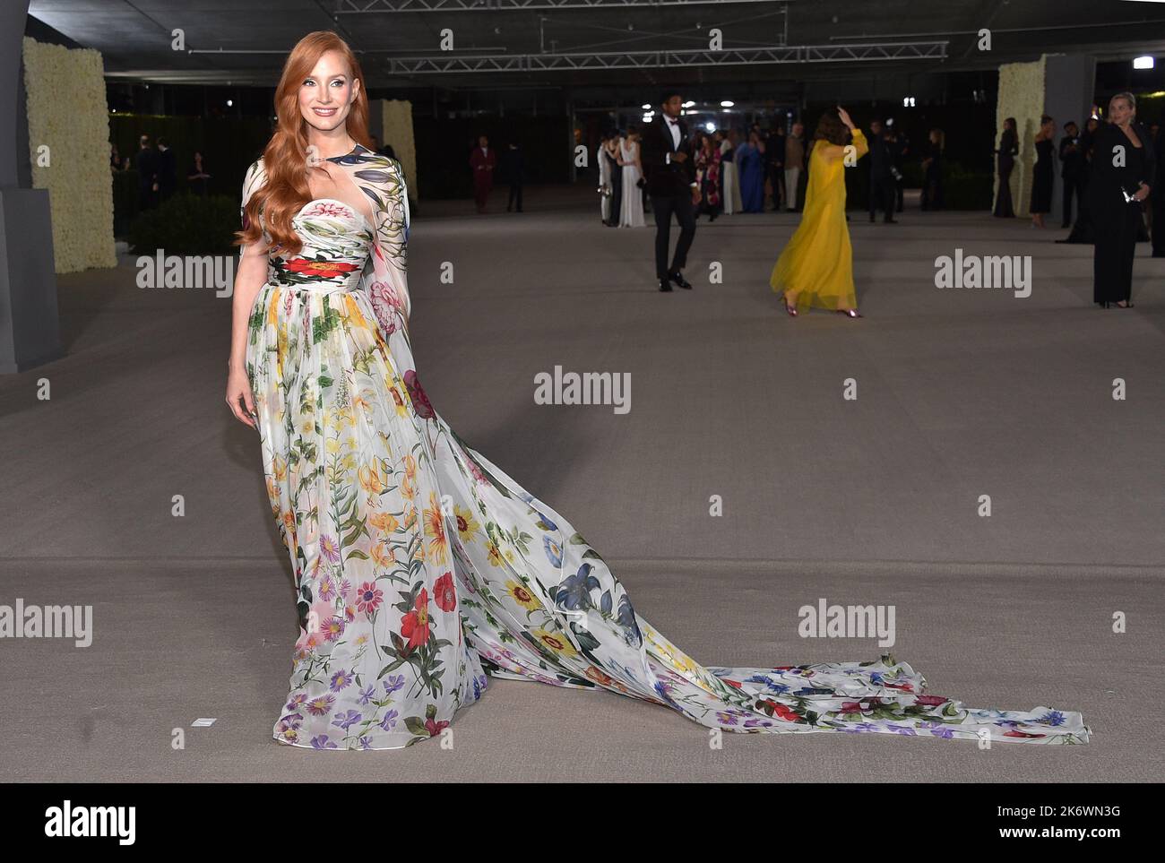 Jessica Chastain arriving at The Second Annual Academy Museum Gala held ...