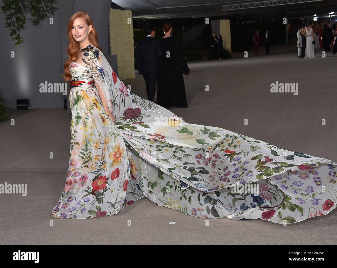 Jessica Chastain arriving at The Second Annual Academy Museum Gala held ...