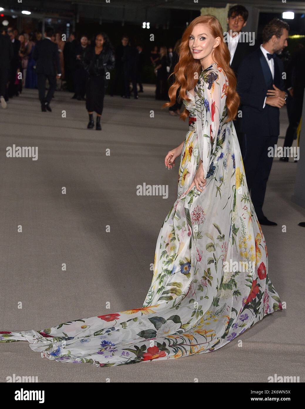 Jessica Chastain arriving at The Second Annual Academy Museum Gala held ...