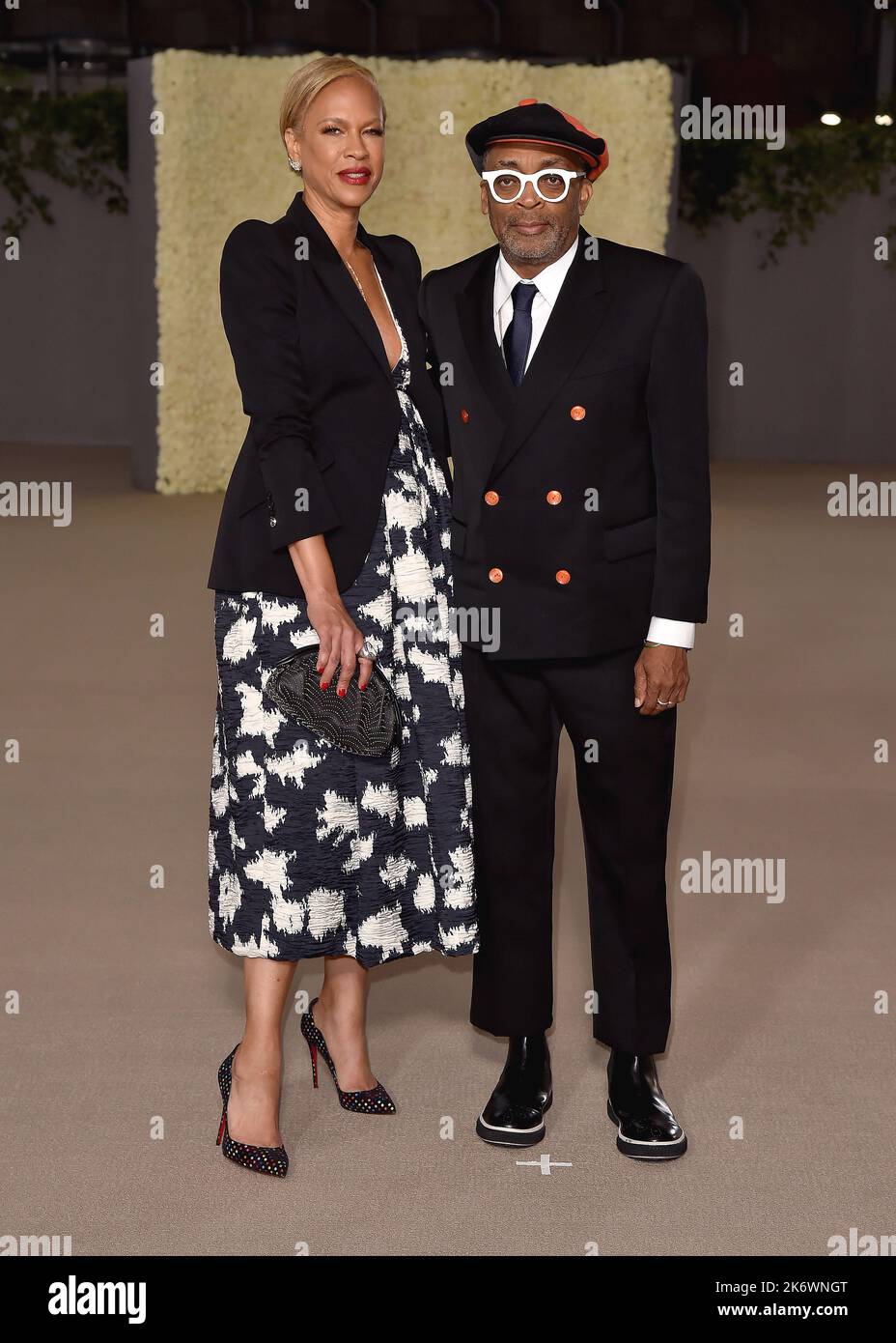 Tonya Lewis Lee and Spike Lee walking the red carpet at the Second ...