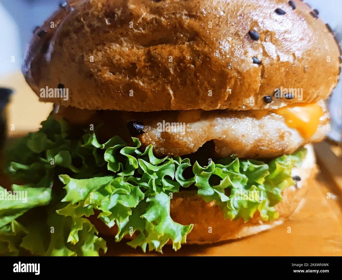 Hamburger close hi-res stock photography and images - Alamy