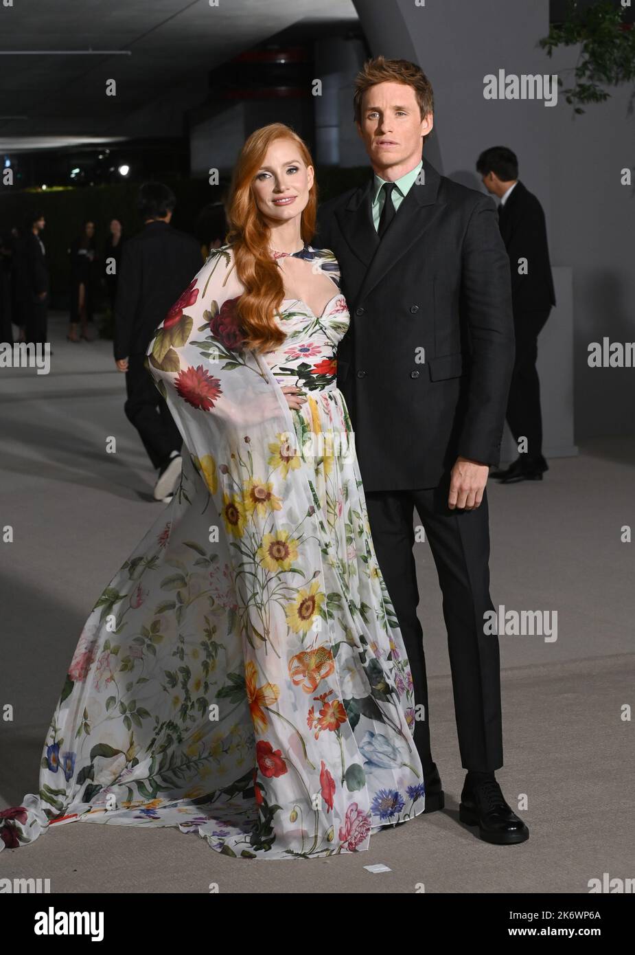 Los Angeles, USA. 15th Oct, 2022. Jessica Chastain & Eddie Redmayne at ...