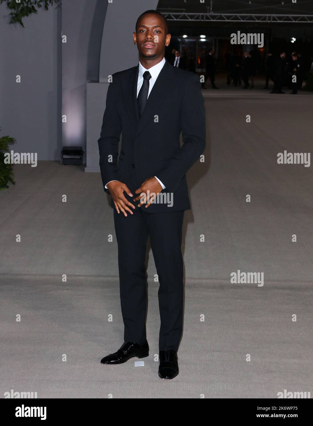 Michael Ward arrives at The Second Annual Academy Museum Gala held at ...