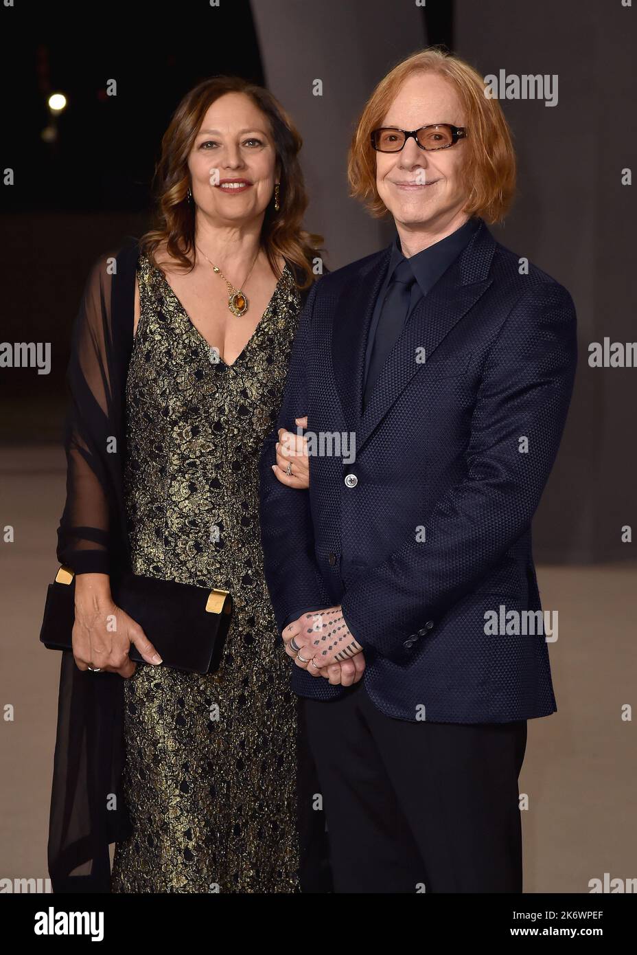 Los Angeles, USA. 15th Oct, 2022. Laura Engal and Danny Elfman walking ...