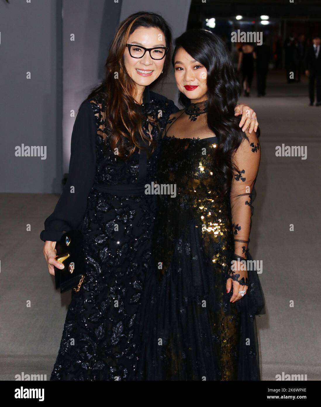 Los Angeles, USA. 15th Oct, 2022. Stephanie Hsu, Michelle Yeoh arrives ...