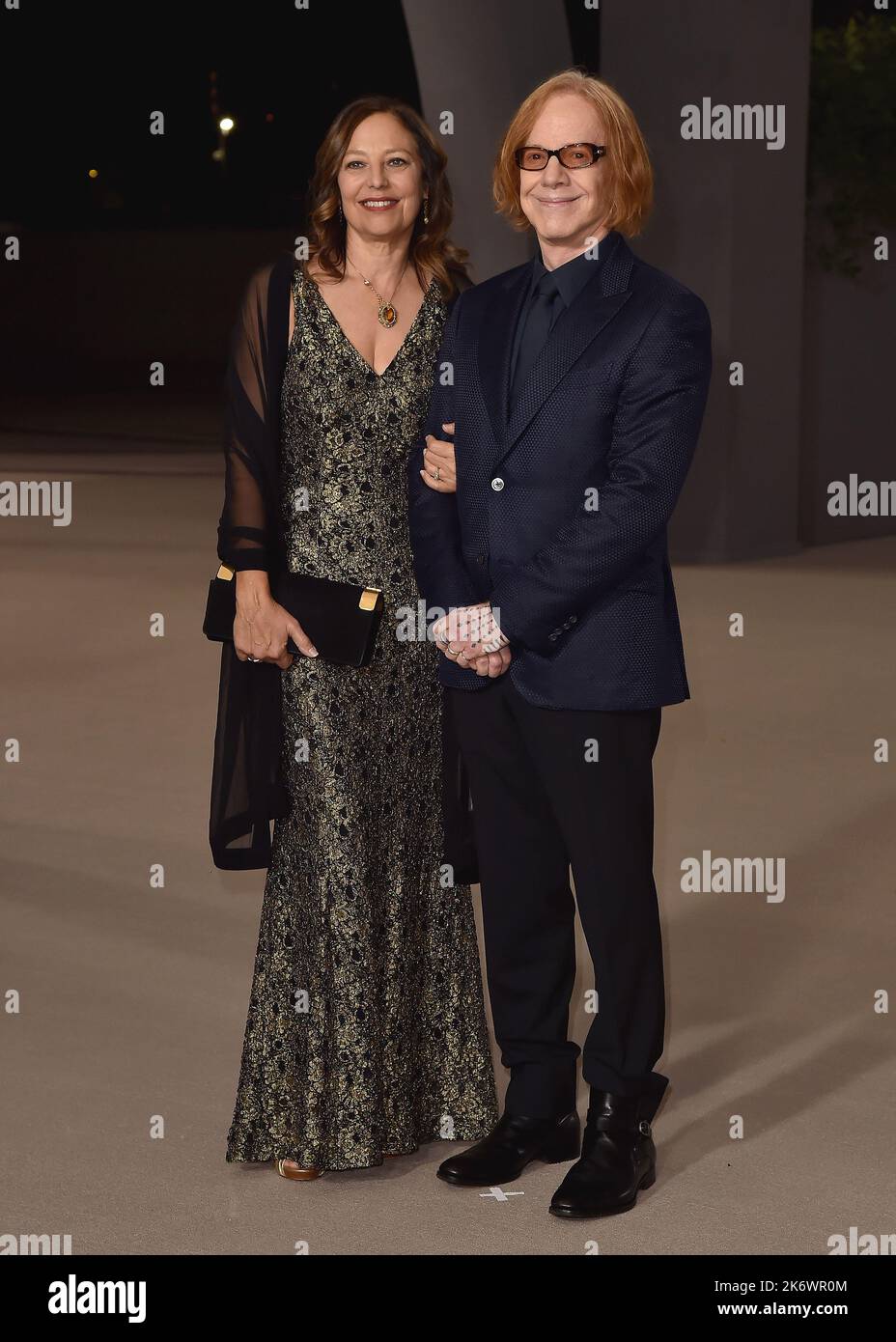 Laura Engal and Danny Elfman walking the red carpet at the Second ...