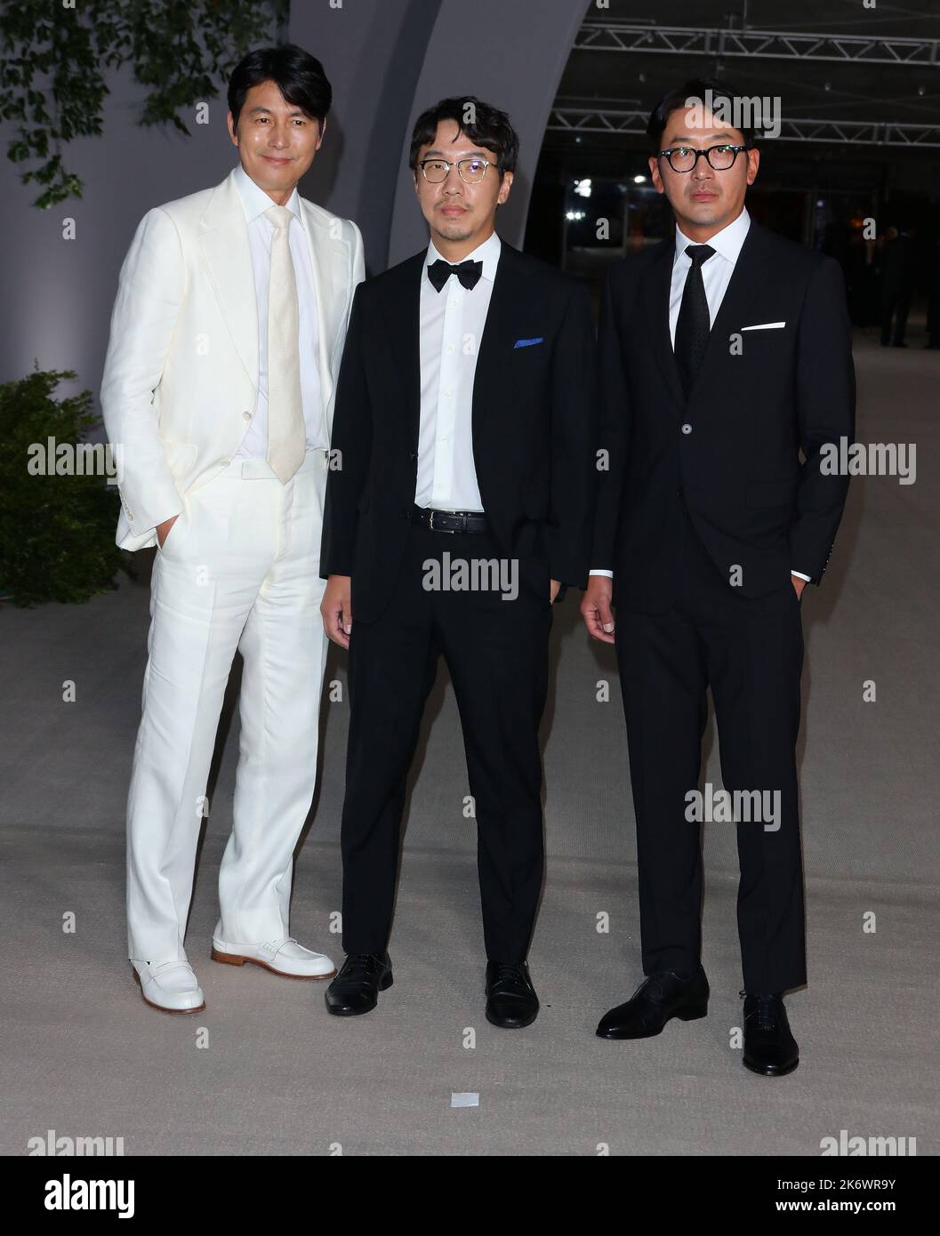 Los Angeles, USA. 16th Oct, 2022. Jung Woo-sung, Jong-bin Yoon, Ha Jung ...