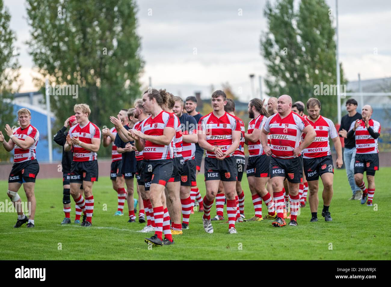 Swedish championship final in Rugby Allsvenskan match between Spartacus ...