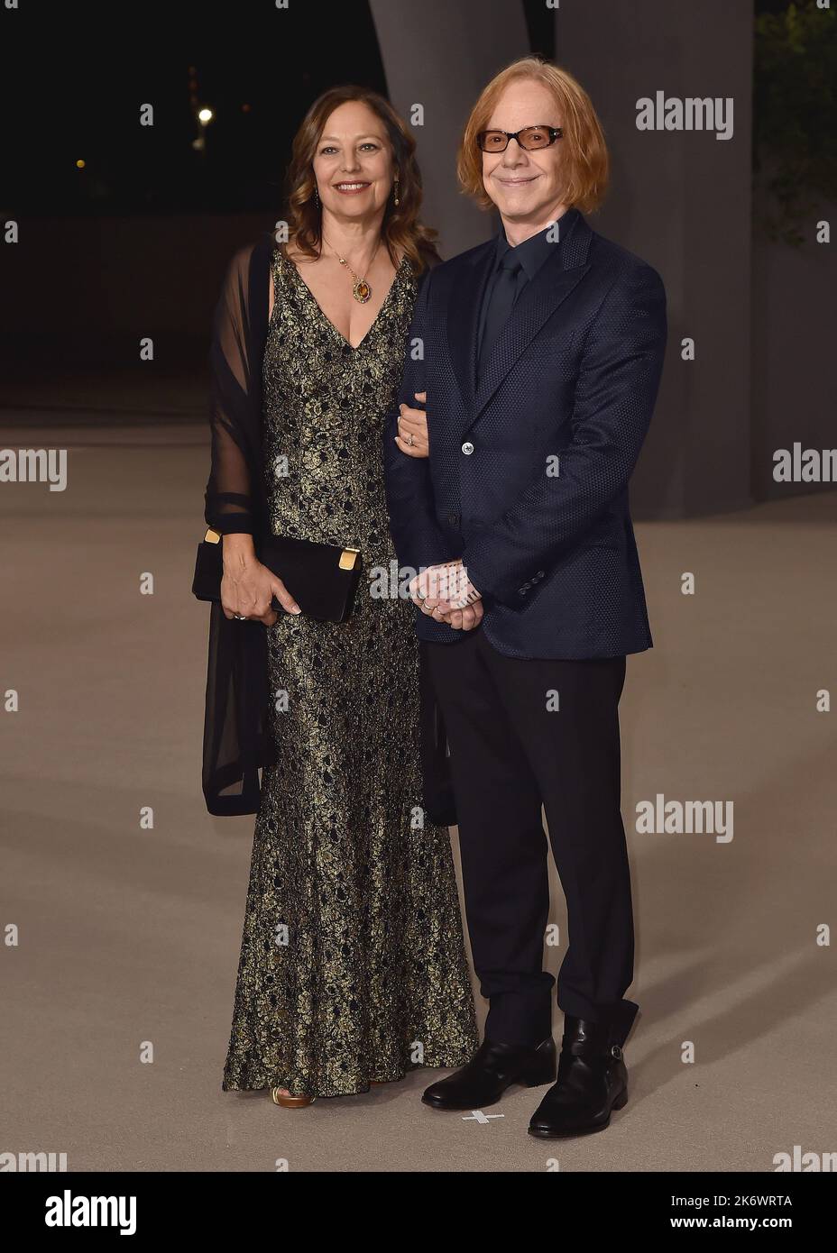 Laura Engal and Danny Elfman walking the red carpet at the Second ...