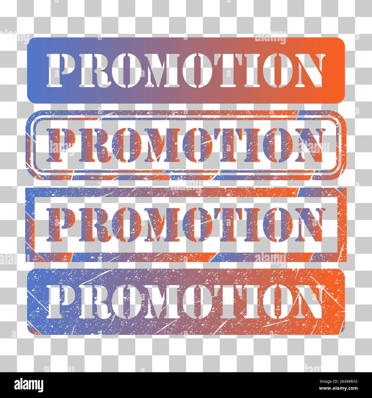Set of Promotion stamp symbol, label sticker sign button, text banner ...