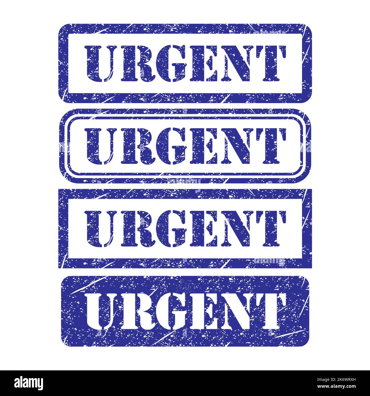 Set of Urgent stamp symbol, label sticker sign button, text banner ...
