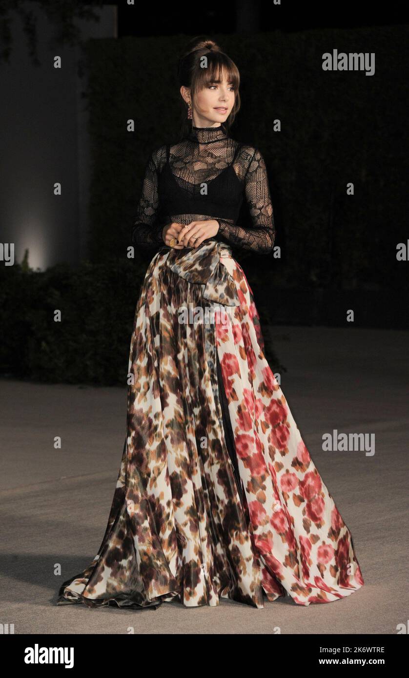 Los Angeles, CA. 15th Oct, 2022. Lily Collins at arrivals for 2nd ...