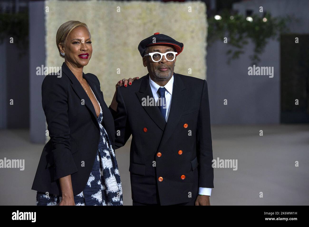 Los Angeles, USA. 15th Oct, 2022. Spike Lee and his wife Tonya Lewis ...