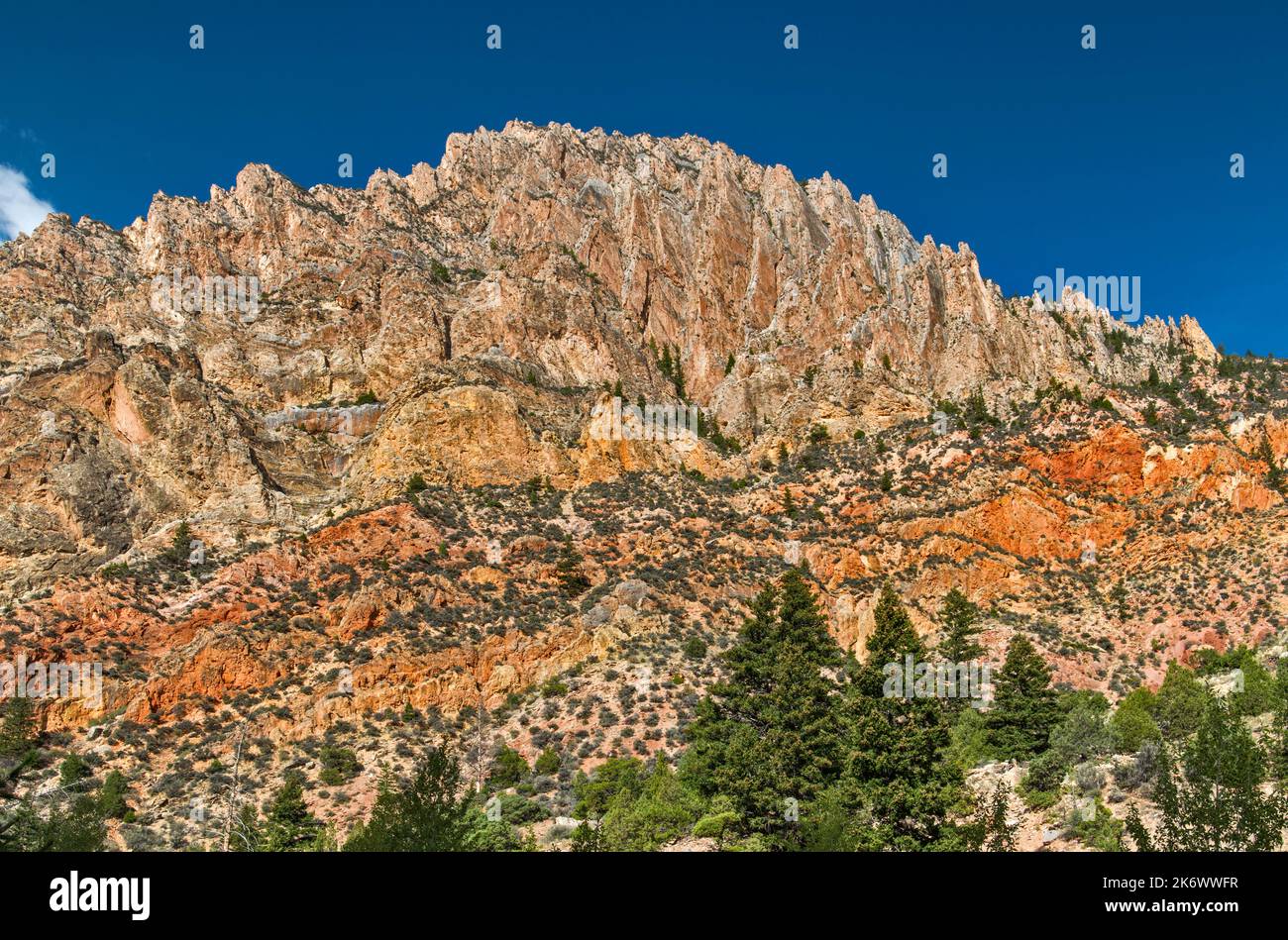 Windy Ridge, Sheep Creek Canyon Geological Area, Uinta Mountains, Utah ...