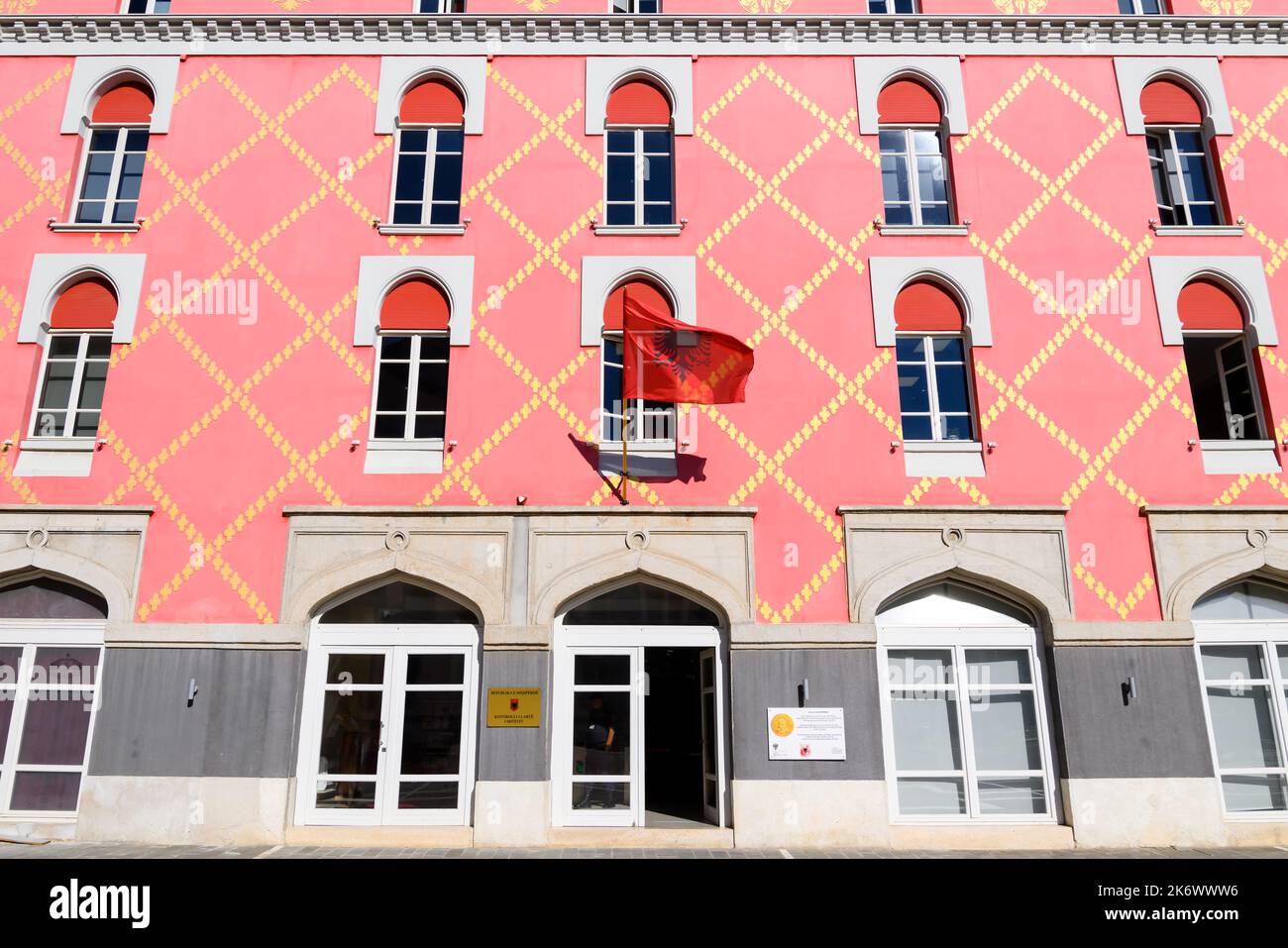 State Supreme Audit building in Tirana, Albania. Albania's supreme ...