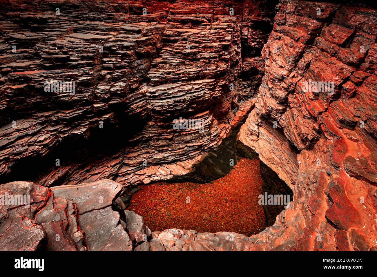 Impressive Weano Gorge in Karijini National Park Stock Photo - Alamy