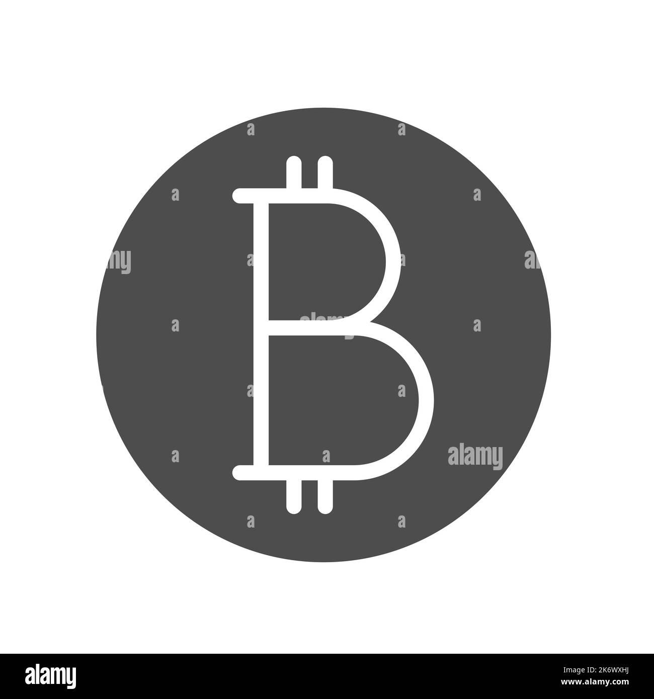 Bitcoin symbol icon computer Black and White Stock Photos & Images - Alamy