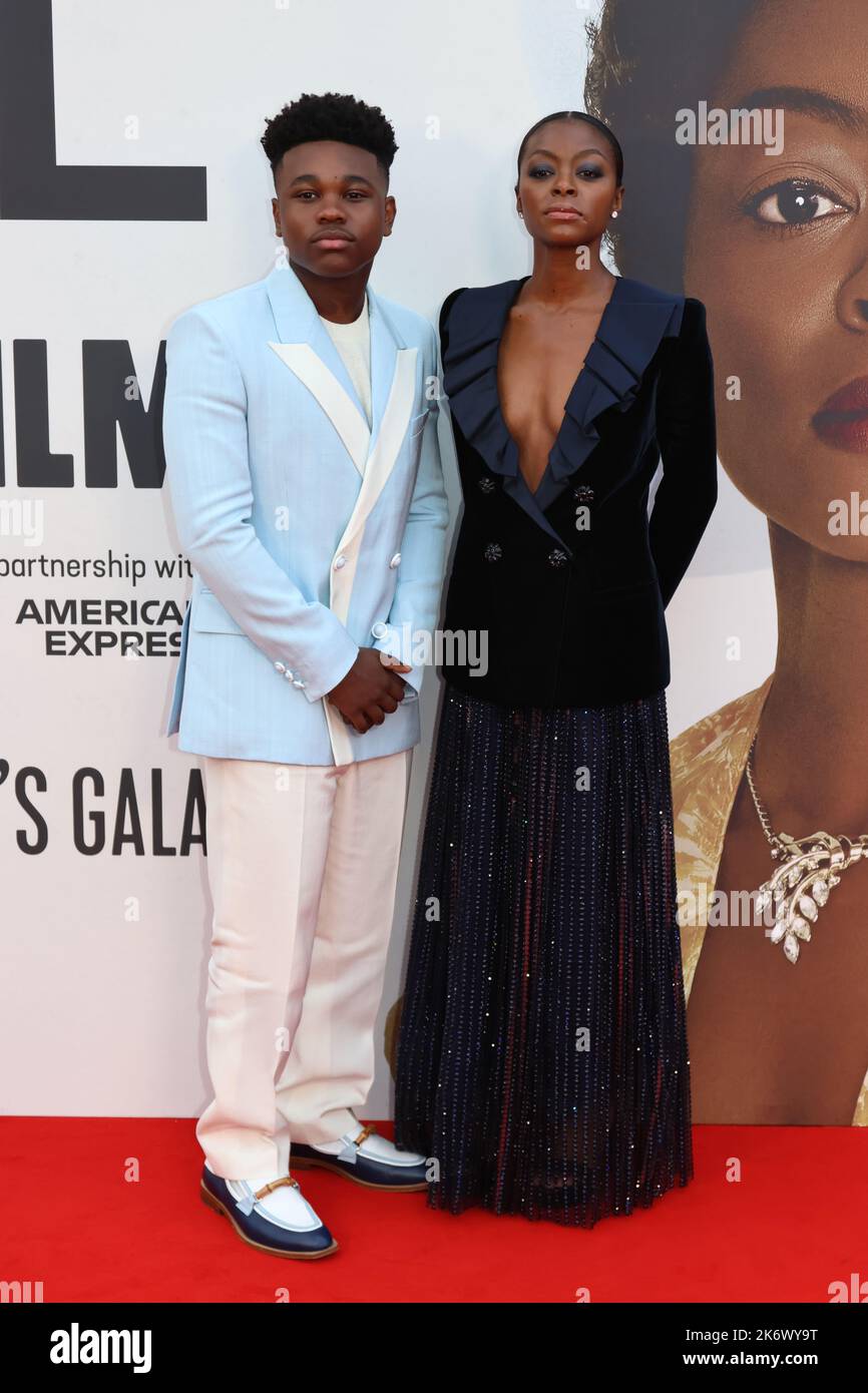 Jalyn Hall and Danielle Deadwyler, Till - UK Premiere, BFI London Film ...