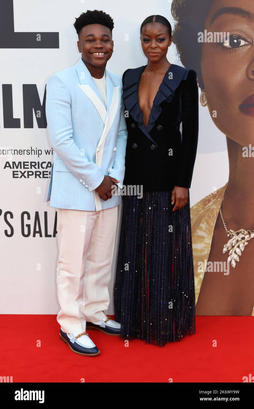 Jalyn Hall and Danielle Deadwyler, Till - UK Premiere, BFI London Film ...