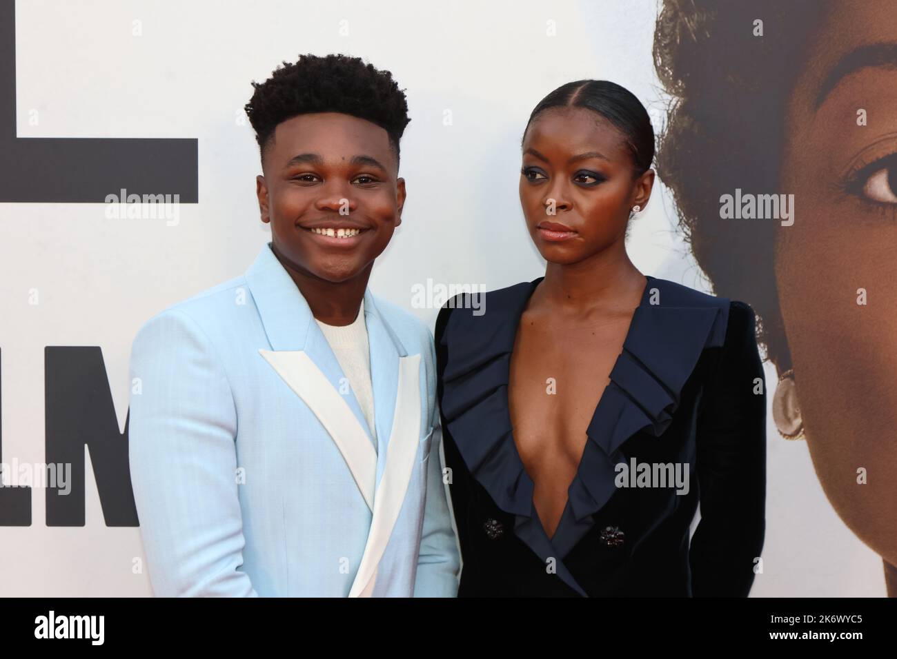 Jalyn Hall and Danielle Deadwyler, Till - UK Premiere, BFI London Film ...