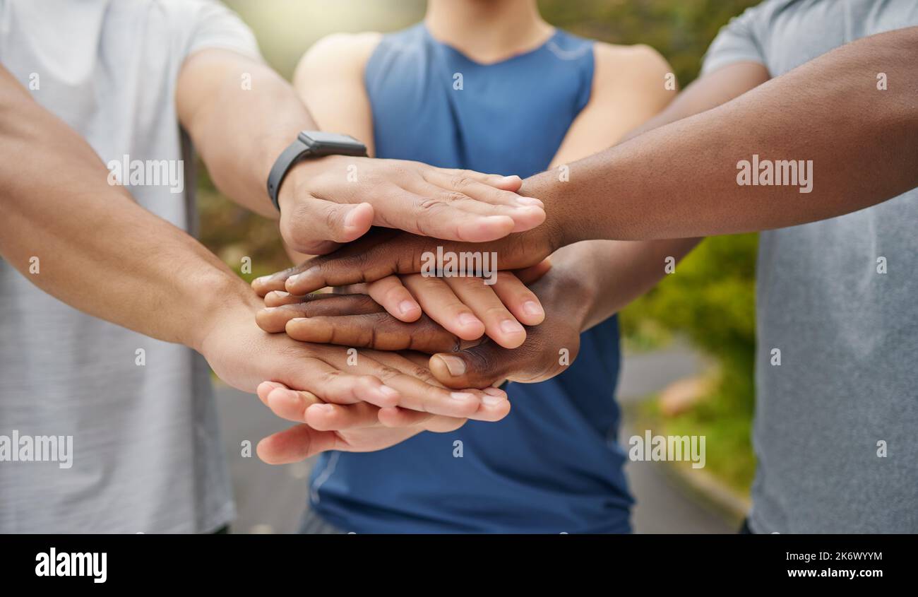 Staying motivated and dedicated to their goals. Closeup shot of a group ...