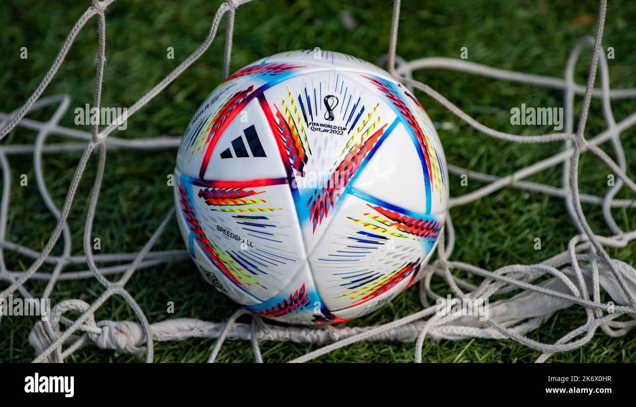 September 3, 2022, Doha, Qatar. The official ball of the FIFA World Cup ...