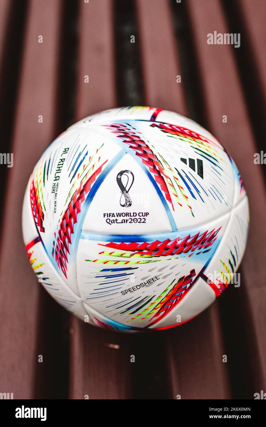 September 25, 2022, Doha, Qatar, The official ball of the 2022 FIFA ...