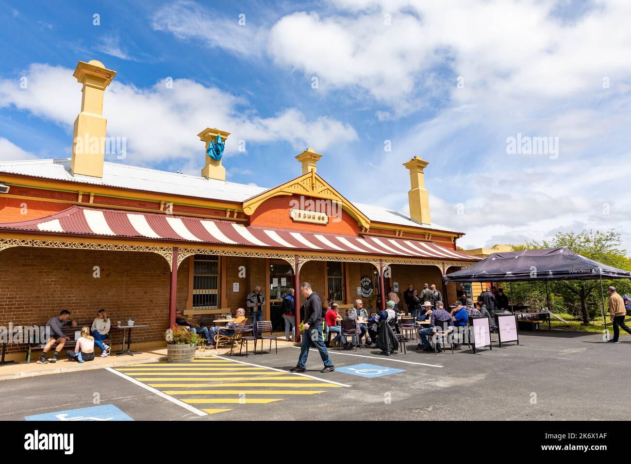 Millthorpe railway station in the historic village a heritage listed ...
