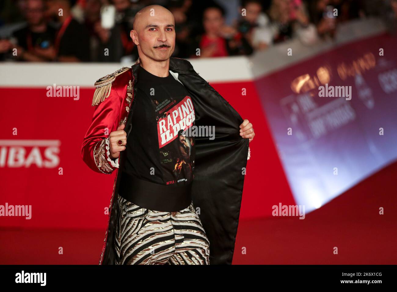 Rome, Italy. 15th Oct, 2022. Marcello Macchia alias Maccio Capatonda ...