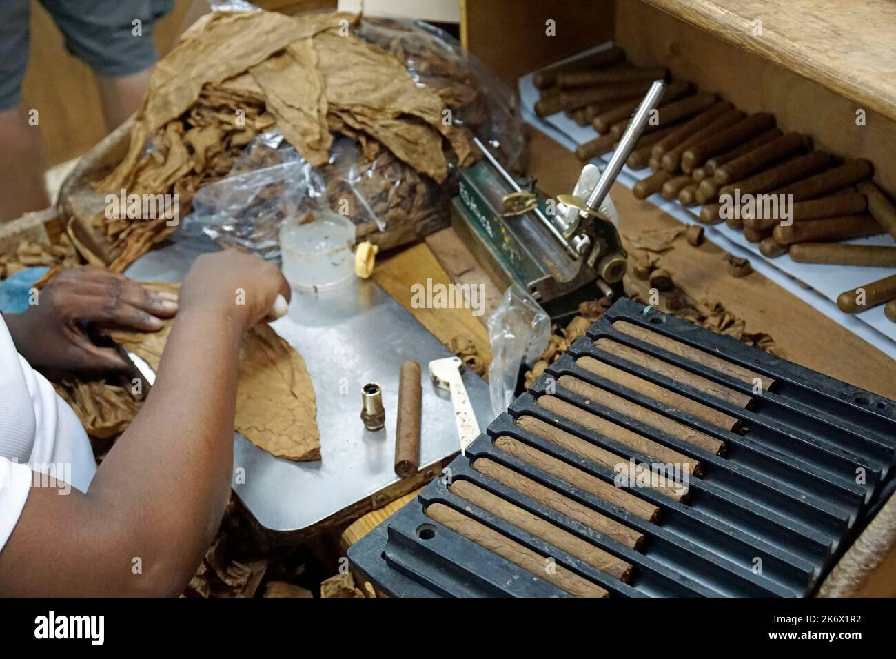 handmade cigars in the dominican republic Stock Photo - Alamy