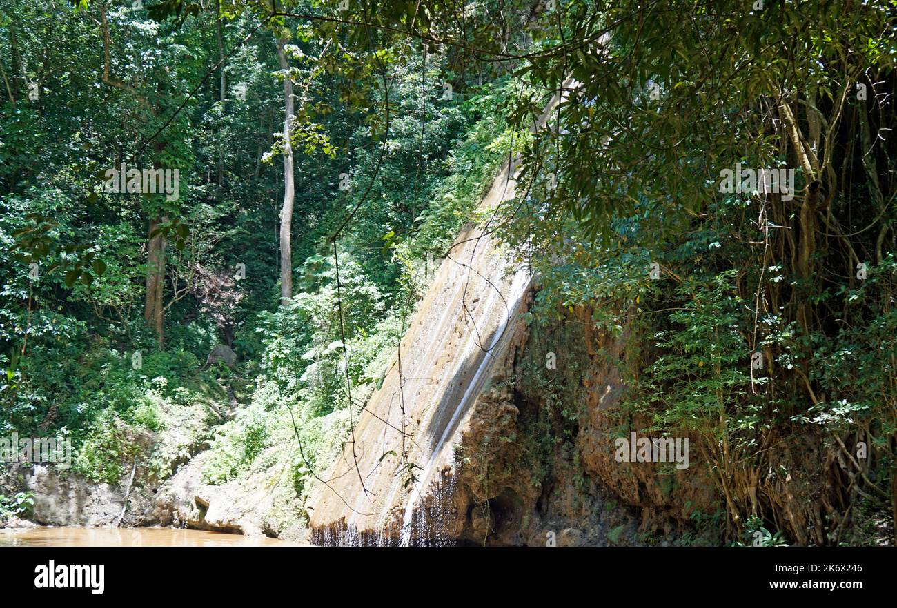 los cocos waterfall in samana in the dominican republic Stock Photo - Alamy