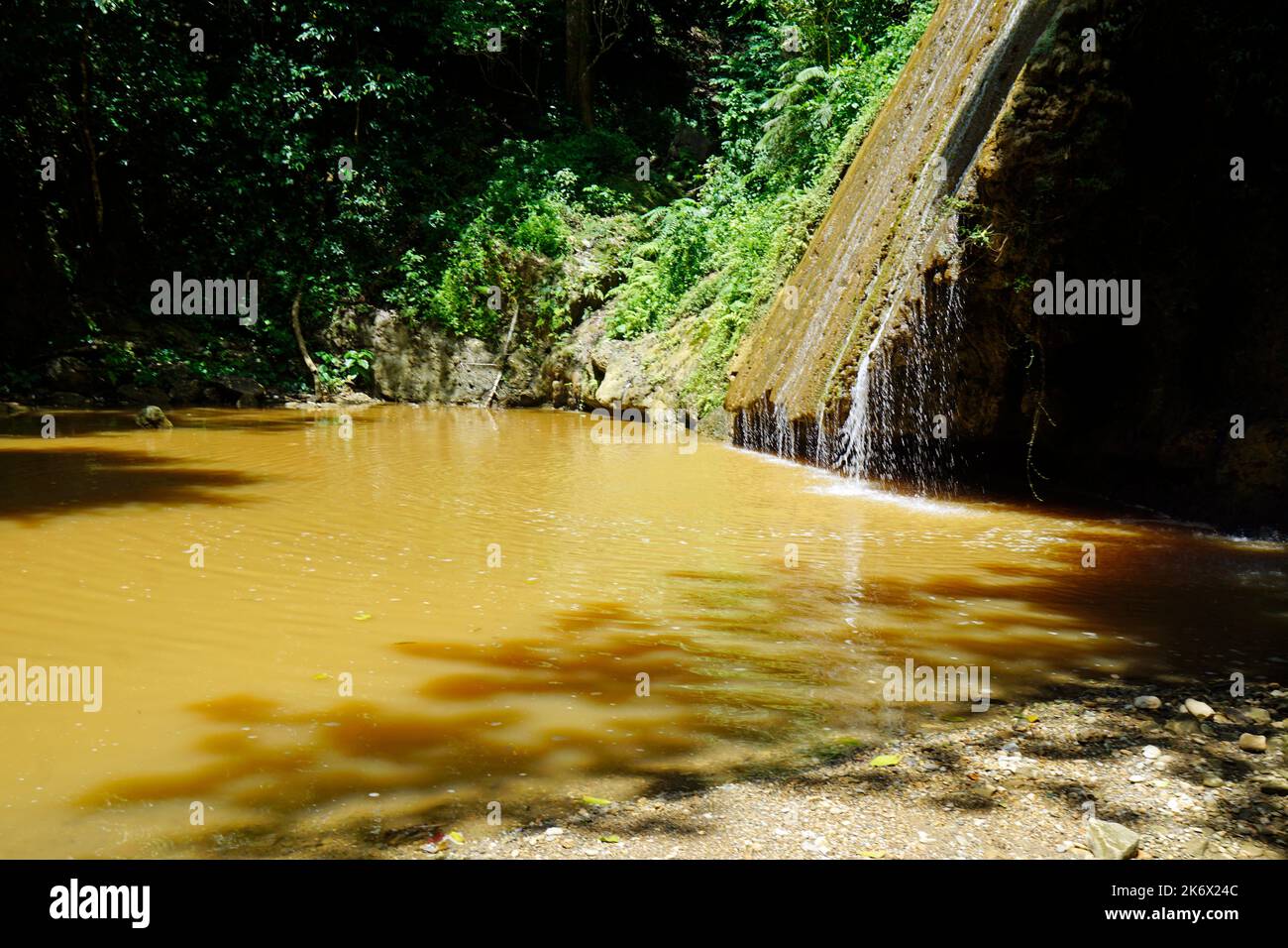 los cocos waterfall in samana in the dominican republic Stock Photo - Alamy