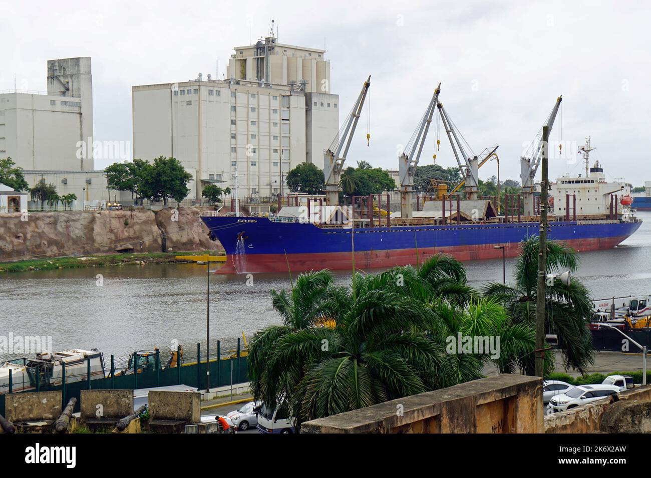 nautical vessl in the harbor of santo domingo Stock Photo - Alamy