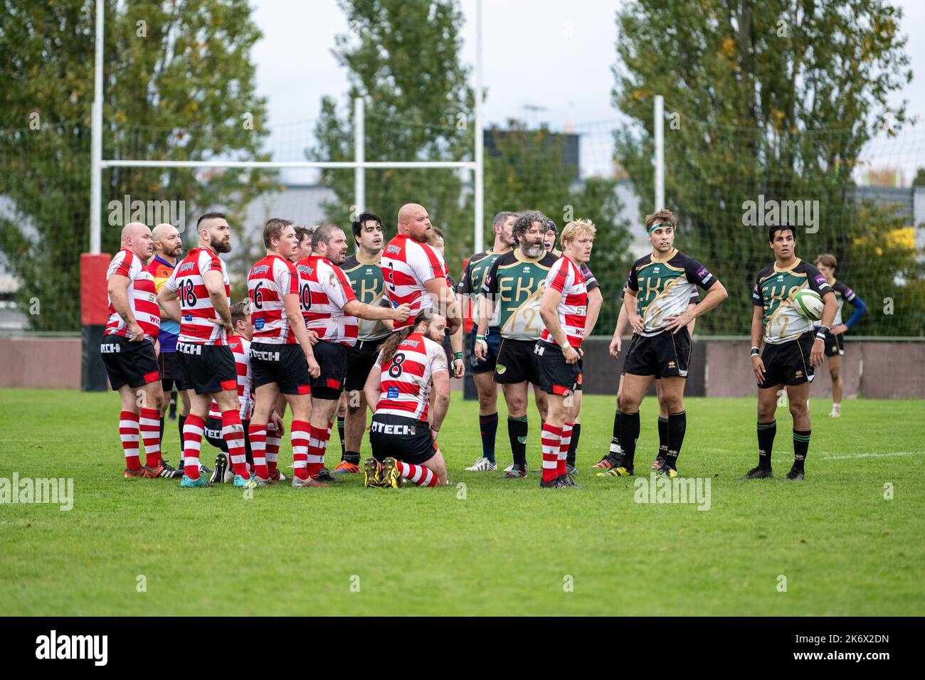 Swedish championship final in Rugby Allsvenskan match between Spartacus ...