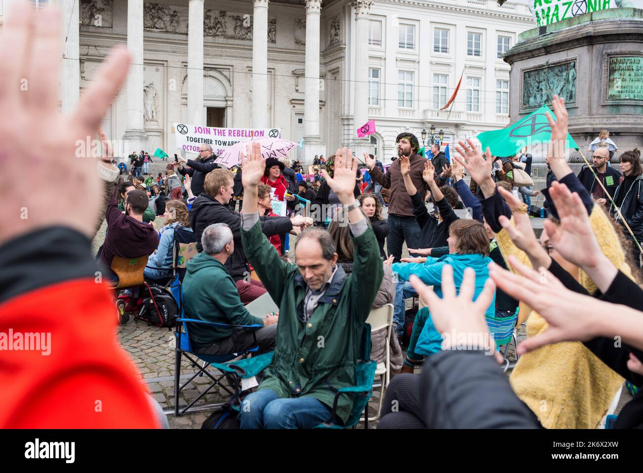 Extinction Rebellion protest, Brussels Stock Photo - Alamy