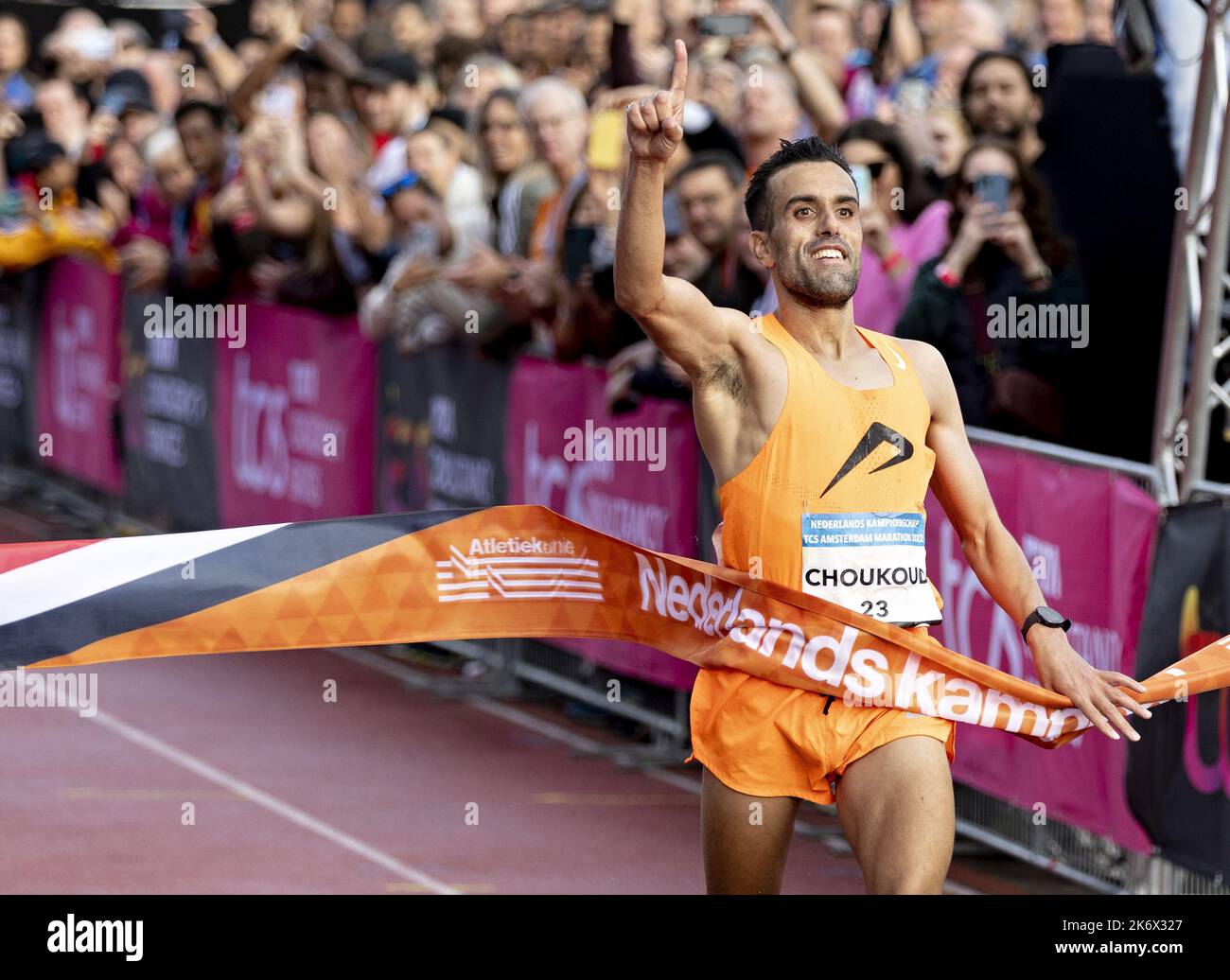 AMSTERDAM - Khalid Choukoud, Dutch champion of the TCS Amsterdam ...